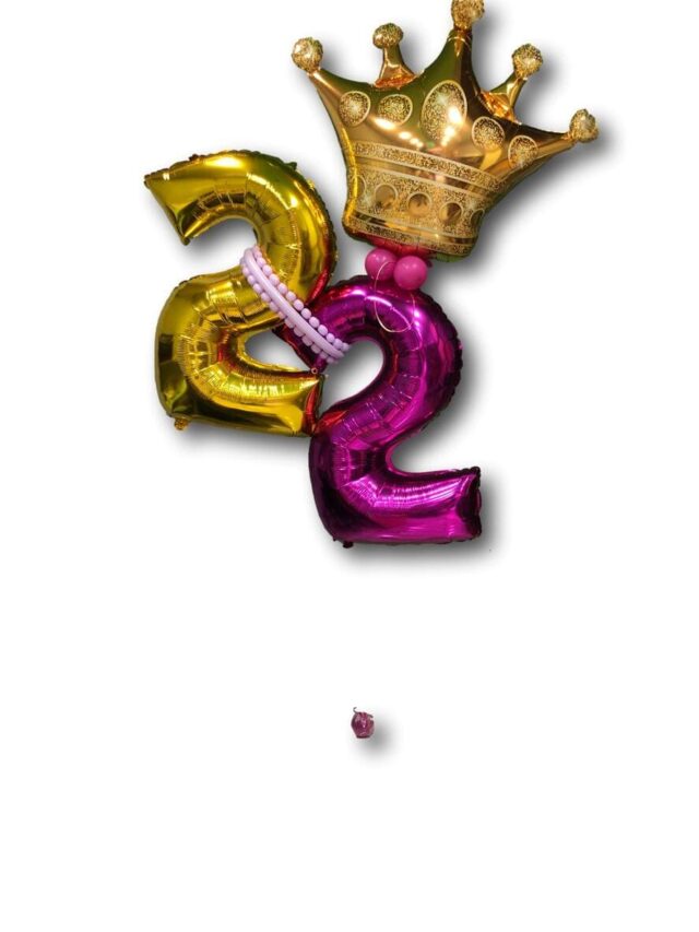 numbers crown – Balloon Stories