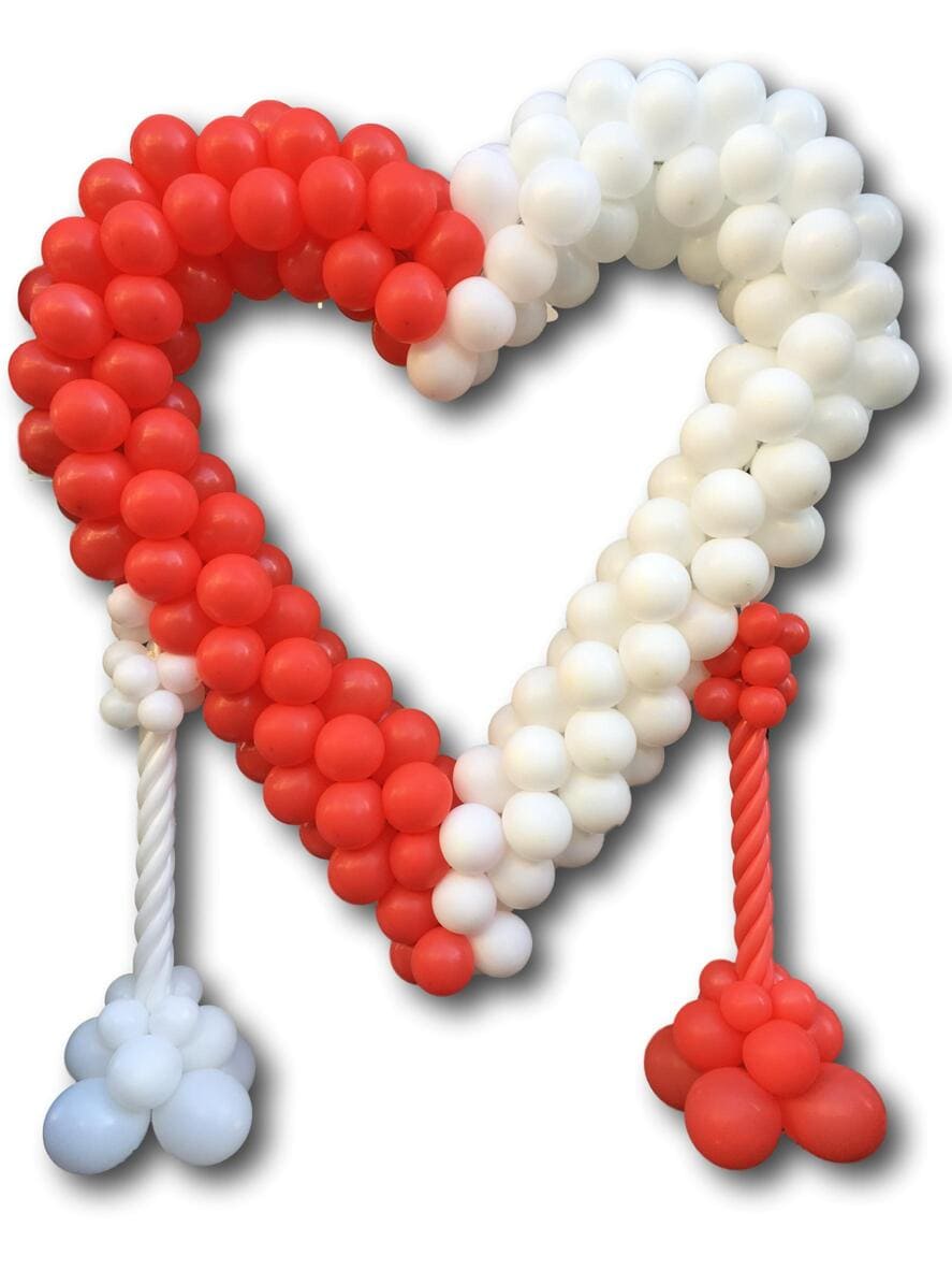two column heart huge – Balloon Stories